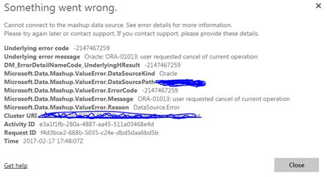 Solved Oracle Data Source In Enterprise Gateway Error Microsoft