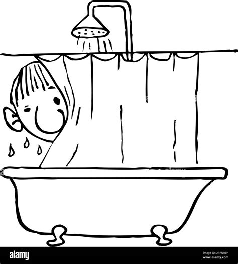 Taking Bath Cartoon Hi Res Stock Photography And Images Alamy