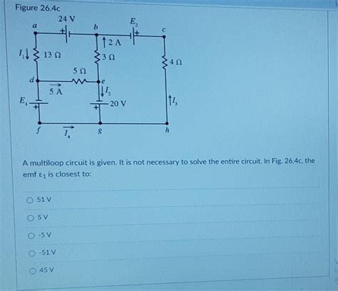 Solved Figure C A Multiloop Circuit Is Given It Is Not Chegg