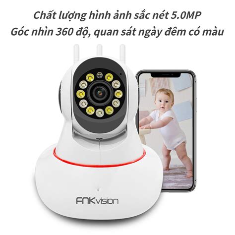 Mua Camera Ip Wifi Yoosee 11 Led Fnkvision 5 0mpx Full Hd New 2022 Quay ĐÊm CÓ MÀu Xoay 360