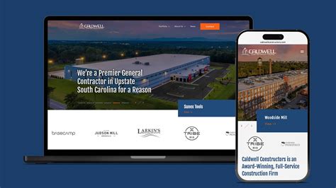 Caldwell Constructors Web Design Fuel