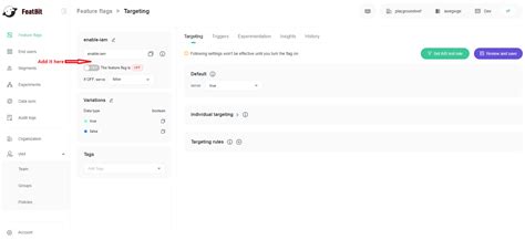 Good First Issues Add Description To Feature Flag Front End Issue Featbit Featbit