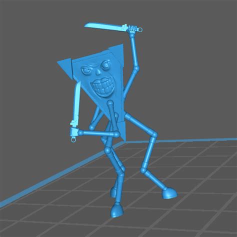 3d Printed Modron Tridrone Geometric Warrior By Np Dev Pinshape