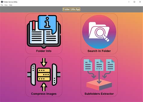 Folder Services Utils App Devpost