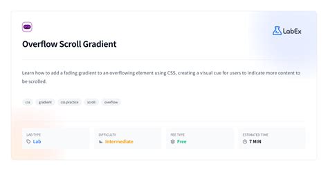 Mastering Overflow Scroll Gradient With Css Labex