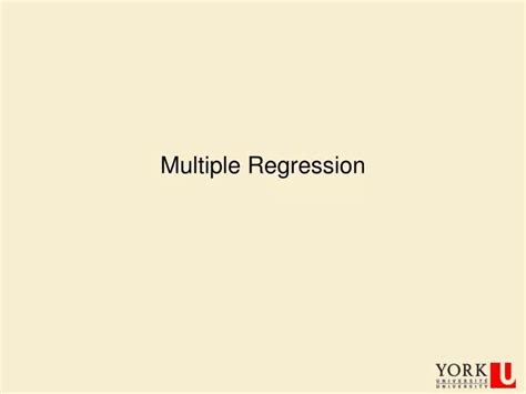 Ppt Multiple Regression Powerpoint Presentation Free Download Id