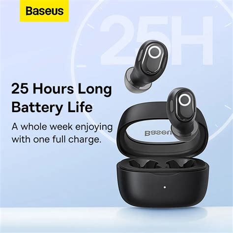 Baseus WM Wireless Earphones TWS Bluetooth Headphones Mini And Compact Comfortable Wear