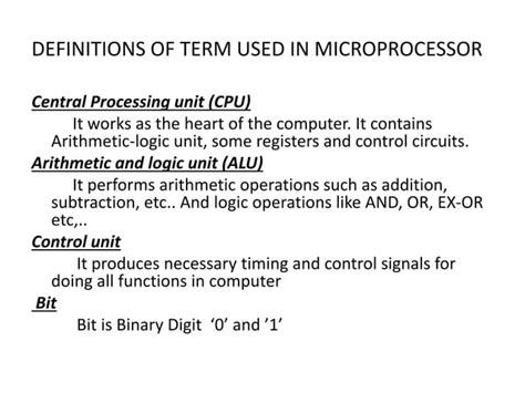 5th Unit Microprocessor 8085 Ppt