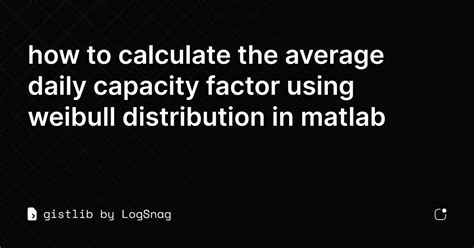 gistlib how to calculate the average daily capacity factor using