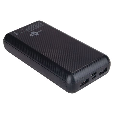 Bluehive 3 Port 16 000 Mah Portable Power Bank With Battery Led Indicator Light Black
