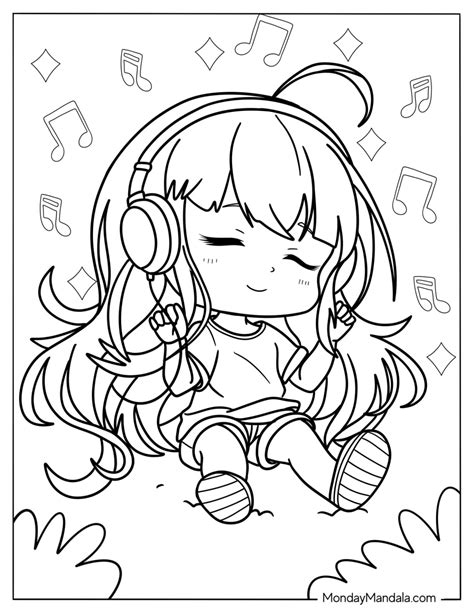 43 Chibi Coloring Pages Free Pdf Printables