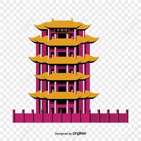 중국식 고대 건축 전통 문양 일러스트궁전주형역사적인 Png 일러스트 무료 다운로드 Lovepik