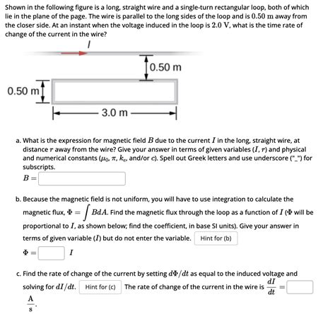 Solved Shown In The Following Figure Is A Long Straight