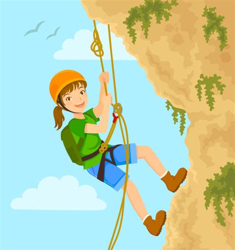Rope Climbing Girl Illustrations Royalty Free Vector Graphics And Clip