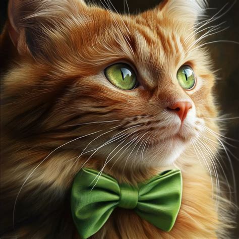 초록색 눈동자를 가진 고양이 오픈프롬프트 OpenPrompt