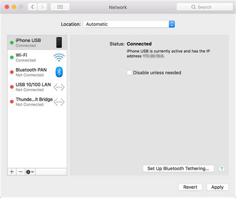 Iphone Usb Tethering Setup On Macos Speedify Knowledge Base