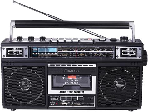 Retro Boombox Cassette Player Portable Cassette Tape Recorder With Am