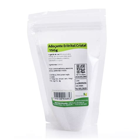 Adoçante Eritritol Cristal 150g