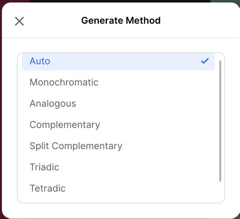 Color Palette Generator Method For Website Sections Graphic Design Stack Exchange