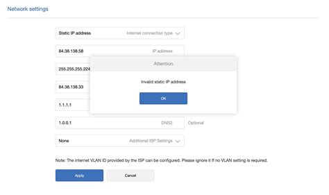 xiaomi ax3000 invalid static ip address r xiaomi