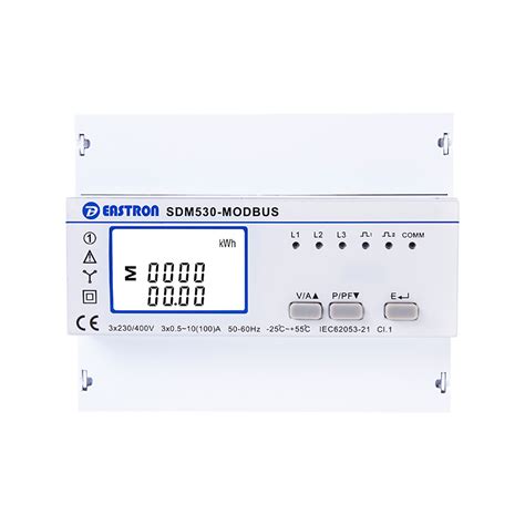 Sdm530 Modbus Three Phase Multi Function Energy Meter With Rs485 Modbus Rtu Manufacturers
