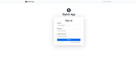 Github Hg063stytch Auth Signup And Login Authenticaton Using Stytch