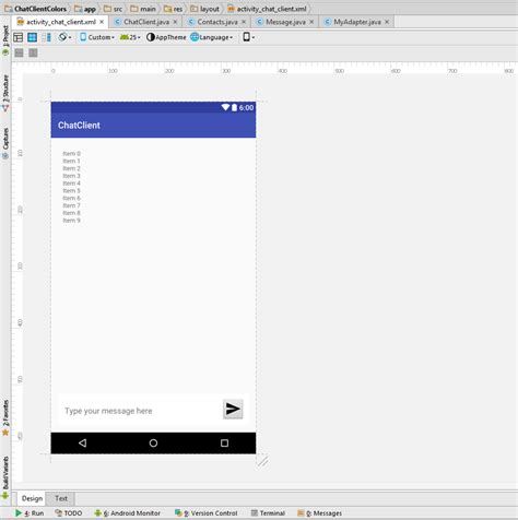 Palette De Selected In Android Studio Stack Overflow