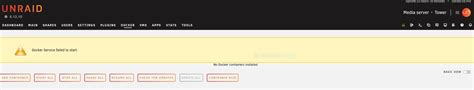Docker Service Failed To Start Docker Engine Unraid
