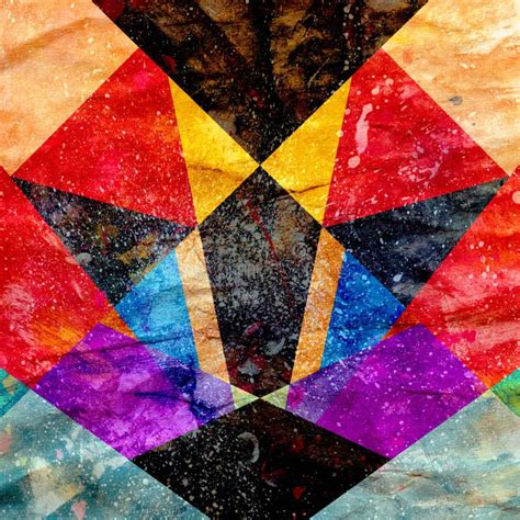 Bright Watercolor Abstract Multi Colored Background Stock Illustration Illustration Of