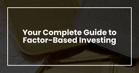 Your Complete Guide to Factor-Based Investing - Times of Money