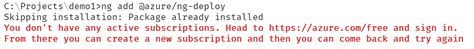 Subscription Activity Is Not Updated · Issue 87 · Azureng Deploy