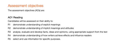 Reading Comprehension In Igcse First Language English 0500 Paper 1