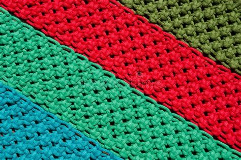 Macrame A Square Knot Of Multi Colored Threads Stock Image Image Of Texture Self 279155457