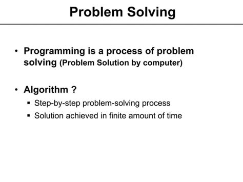 Programsproblemsolvingalgorithmsppt