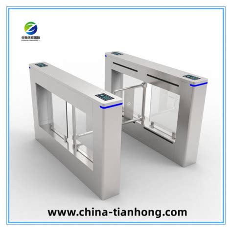Anti Collision QR Rfid Swing Gate Turnstile With Brushless Servo Motor
