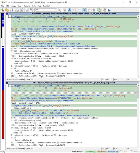 tekkenmods beginner modding tutorial part 2 understanding file