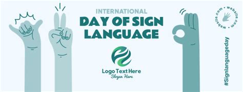 Sign Language Facebook Cover Brandcrowd Facebook Cover Maker