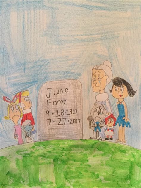 Rip June Foray By Efrenlara321 On Deviantart