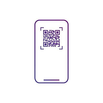 White Background Vector Icon Of Qr Code With Scanning Effect Vector Line Sale Concept PNG And