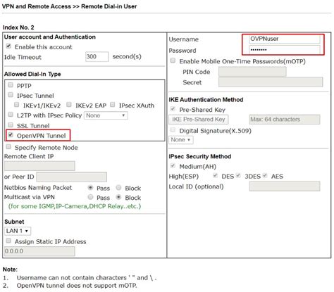 Openvpn Set Up On Vigor Router Drayos Xca Draytek Faq