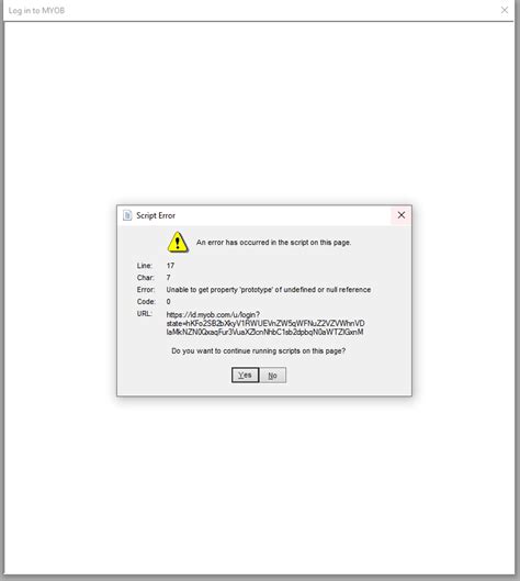 An Error Has Occurred In The Script On This Page Myob Community
