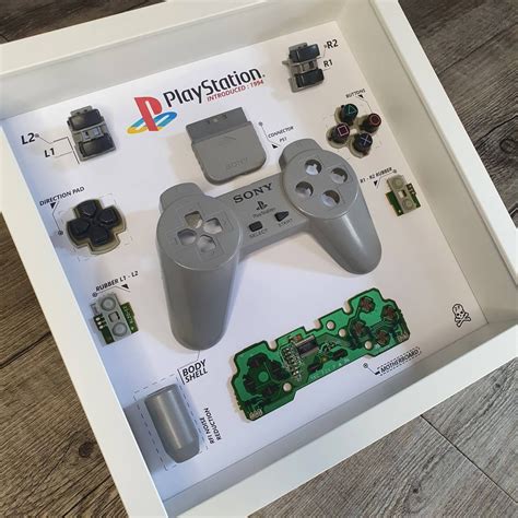 Shadowbox Diorama For Ps1 Ps Psx Controller Wall Decor Game Room Etsy