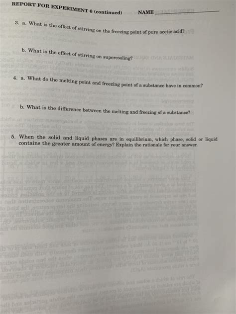 Solved Freezing Points Graphing Of Data Data Table Impure Chegg Com