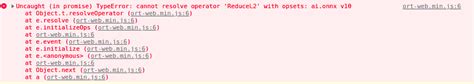 TypeError Cannot Resolve Operator ReduceL2 With Opsets Ai Onnx V10 Issue 316 Microsoft