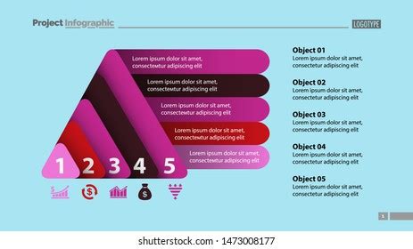 Five Elements Process Chart Slide Template Stock Vector Royalty Free 1394862764 Shutterstock