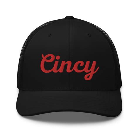 Cincinnati Cincy Script Trucker Cap Etsy