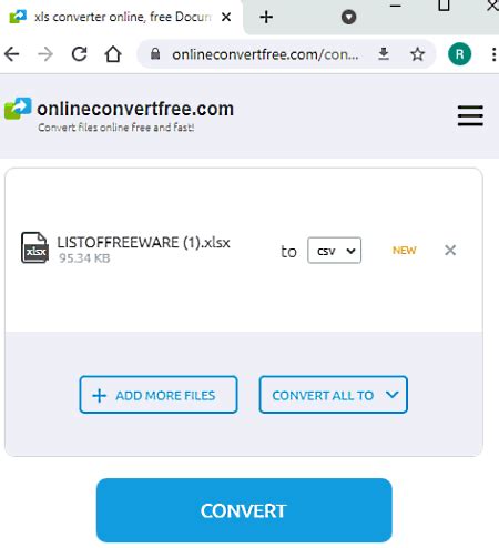 Best Free Excel To CSV Online Converter Websites