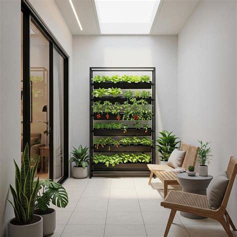 9 Desain Teras Minimalis Dengan Kebun Sayur Vertikal Maksimalkan Lahan Sempit
