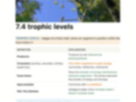 7 Ecology Aqa Gcse Biology Revision Notes Exam Questions Teaching Resources