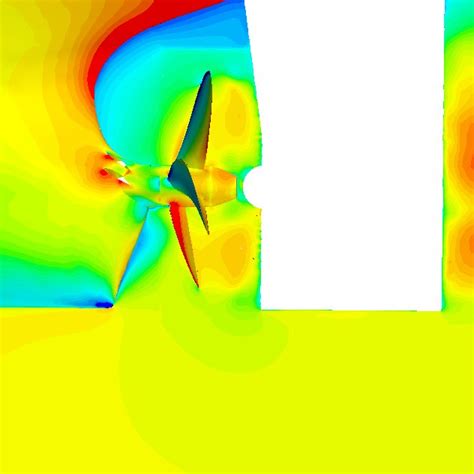 2 Cfd Self Propulsion Calculation The Colors On The Hull And Download Scientific Diagram